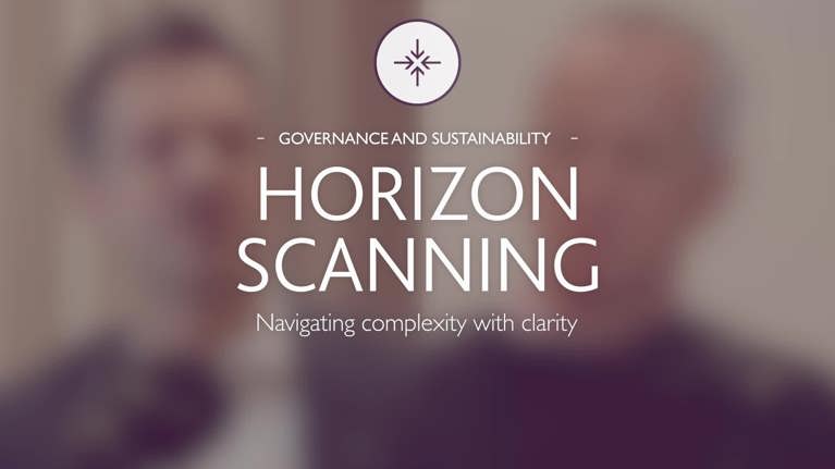 Governance and sustainability | Horizon Scanning